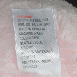 Gund | Toys | Baby Gund My First Teddy Pink Bear Plush Toy | Poshmark